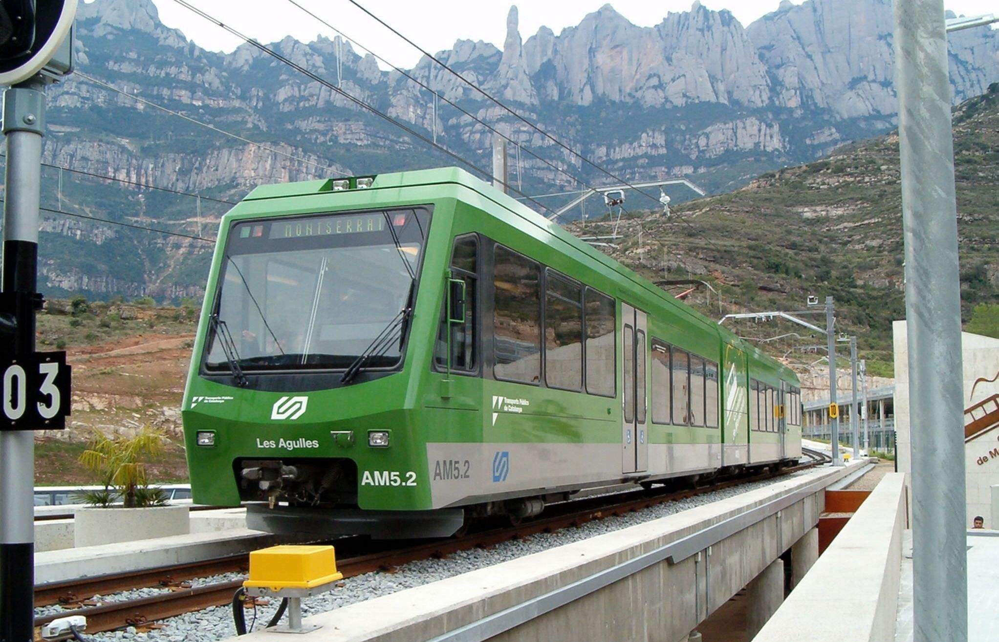 Ferrocarrils posa en servei un tren especial directe a Montserrat