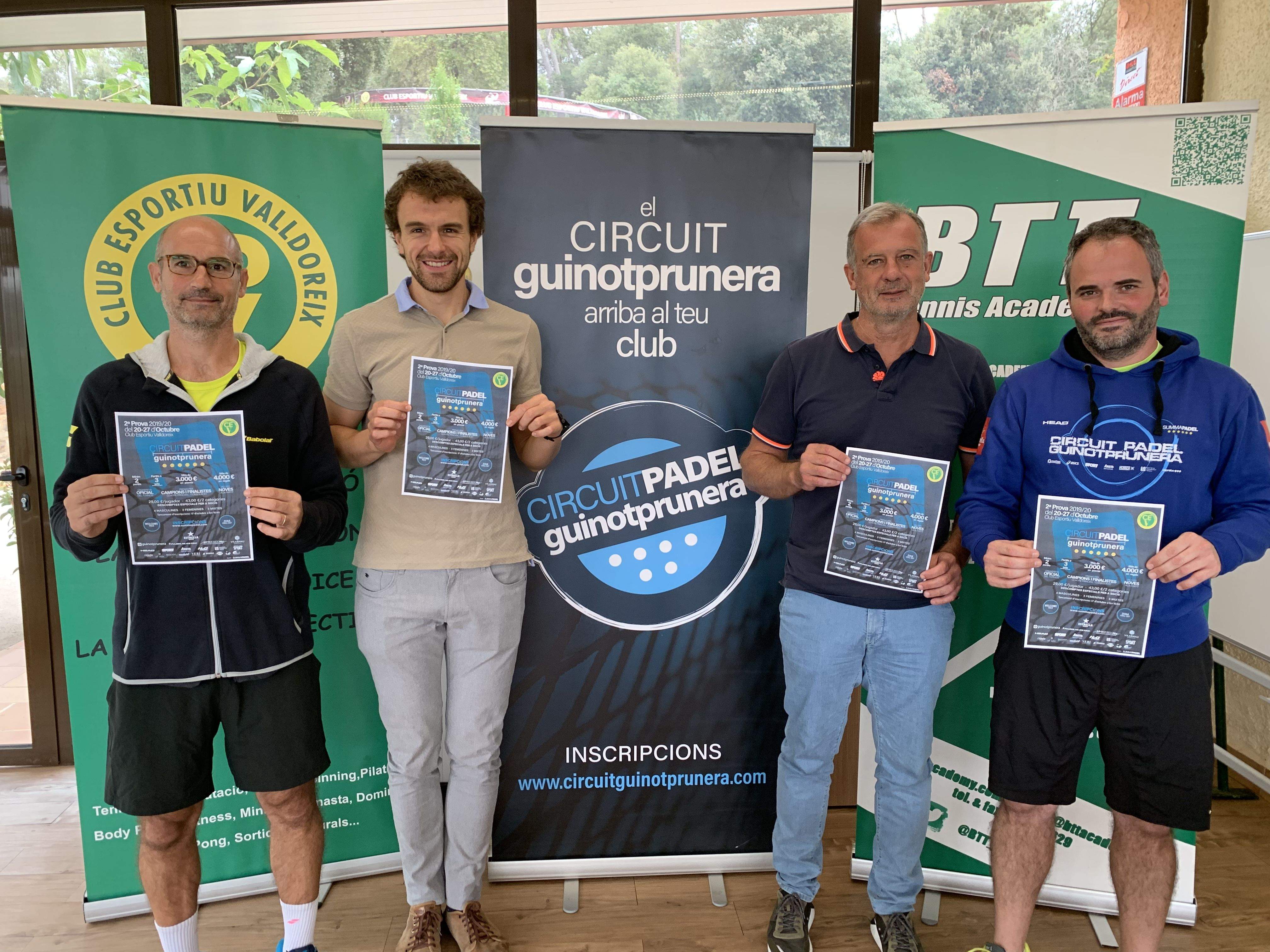 El CE Valldoreix acull el Circuit Guinotprunera de pàdel, amb més de 3. ...