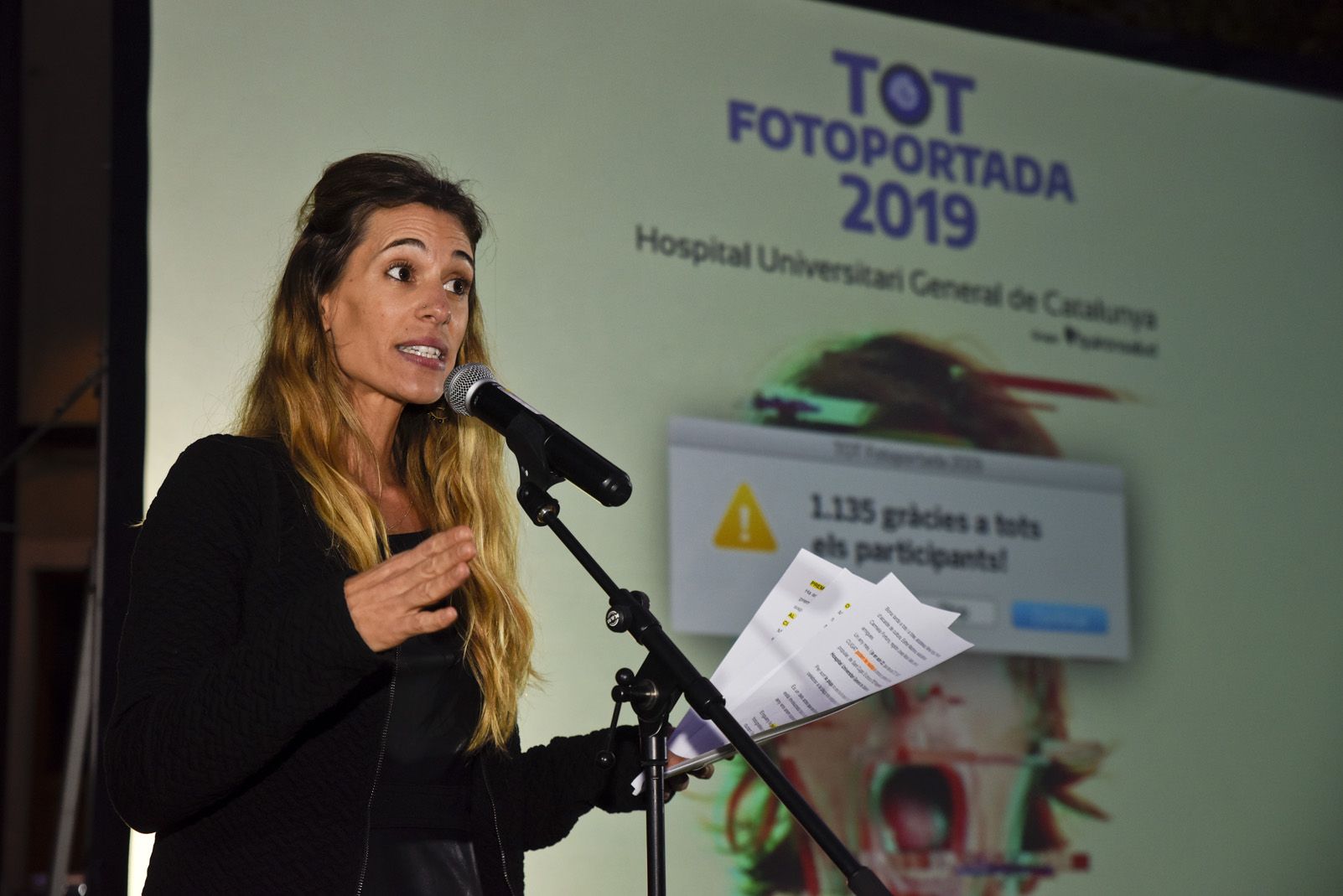 Lliurament dels premis del Concurs TOTFotoportada HUGC 2019