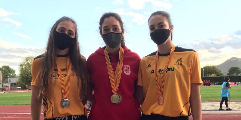 Podi per a Anna Monso, Clara Fernàndez i Nerea Pérez al Campionat de ...