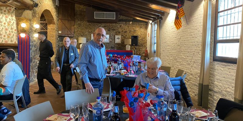 La PB Sant Cugat, a la tradicional calçotada de la PB Ramon Llorens de Rubí